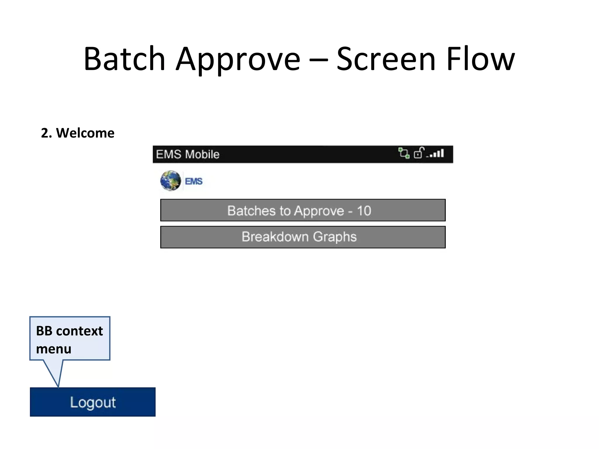 Ems – batch approve (mobile) v2 | PPS | Operating Systems | Computer ...
