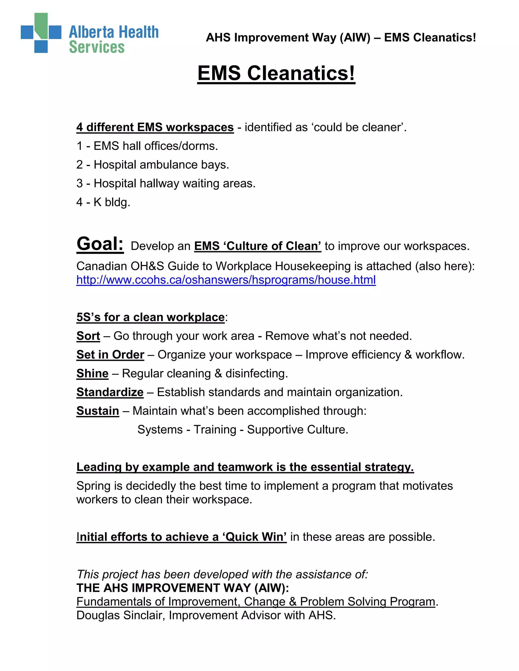 Ems Cleanatics 2012 Presentation | PDF