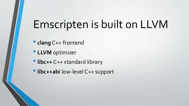 Getting Started With Emscripten Transpiling C C To Javascript