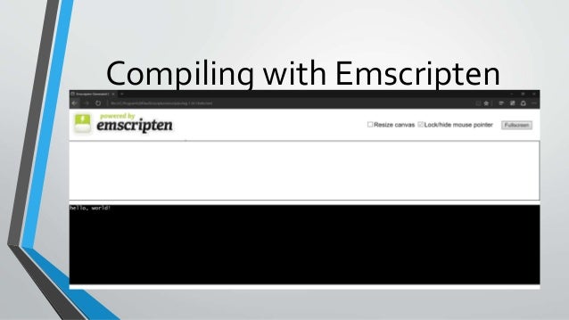 Getting Started With Emscripten Transpiling C C To Javascript