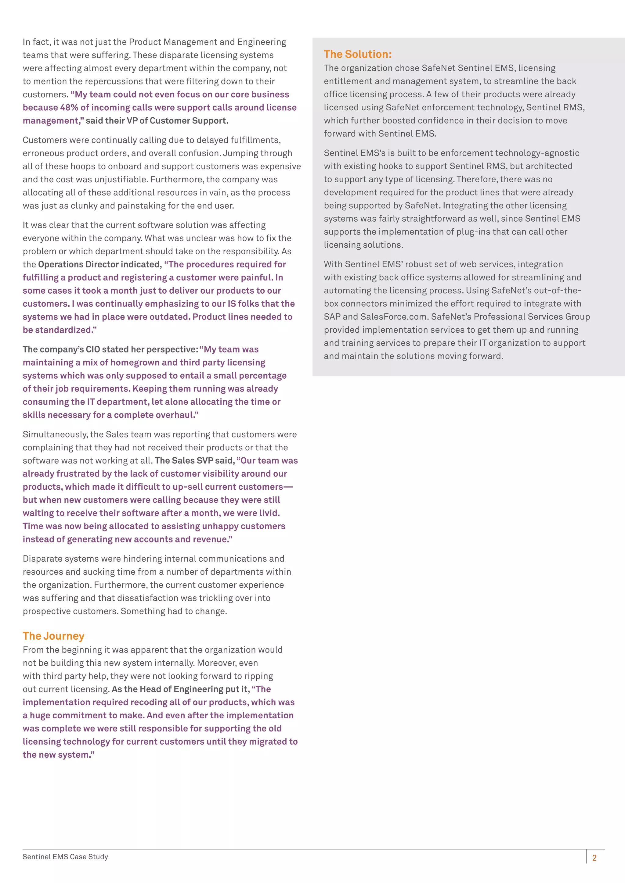 EMS Case Study | PDF