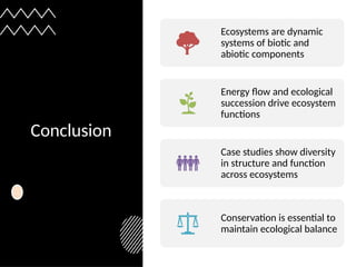 Ecosystems, Biodiversity and Conservation | PPTX