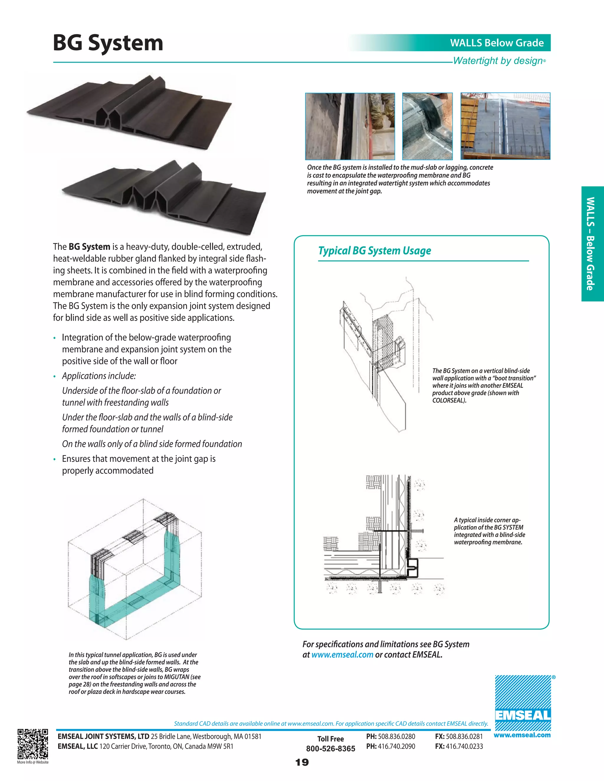 Emseal expansion joint and precompressed sealant catalog for ...