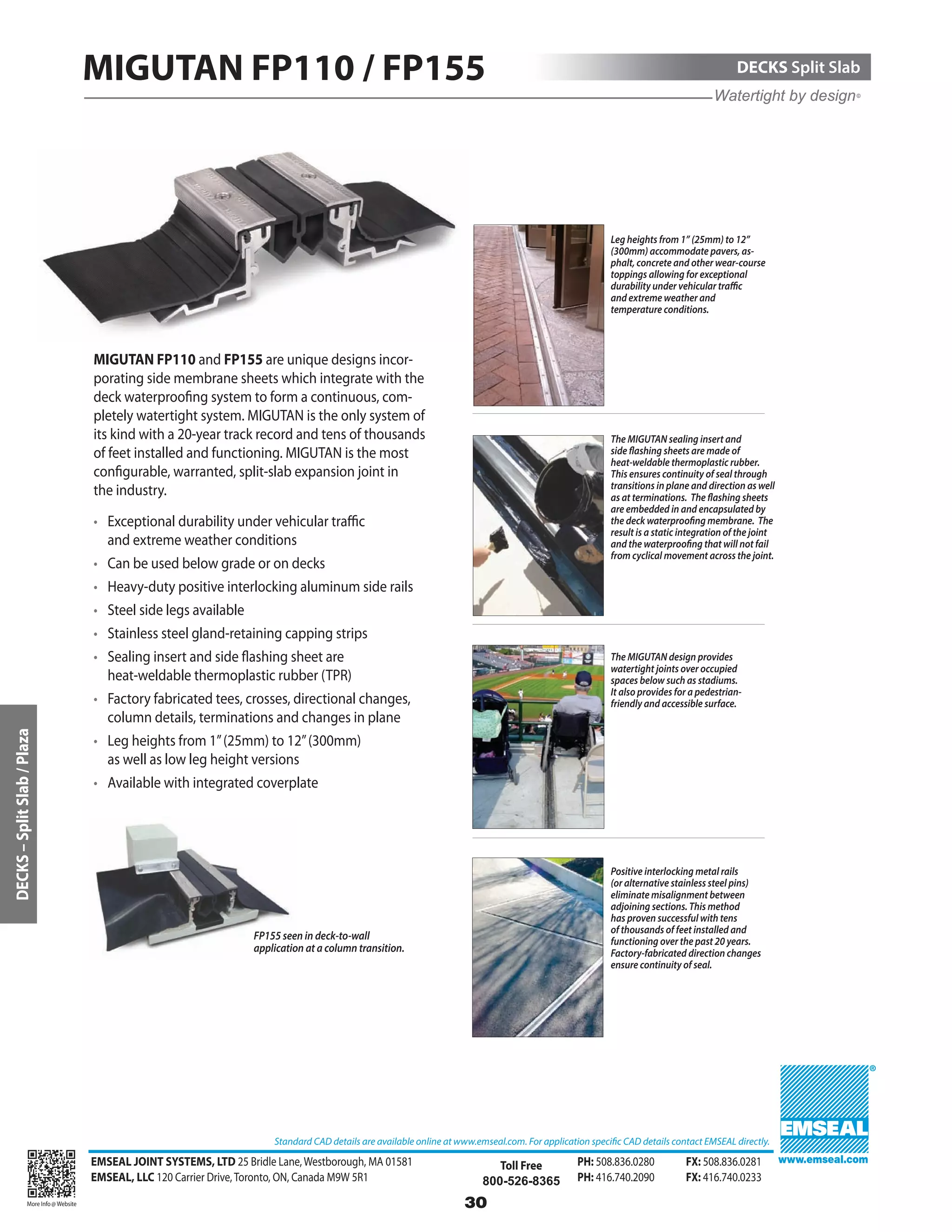 Emseal expansion joint and precompressed sealant catalog for ...