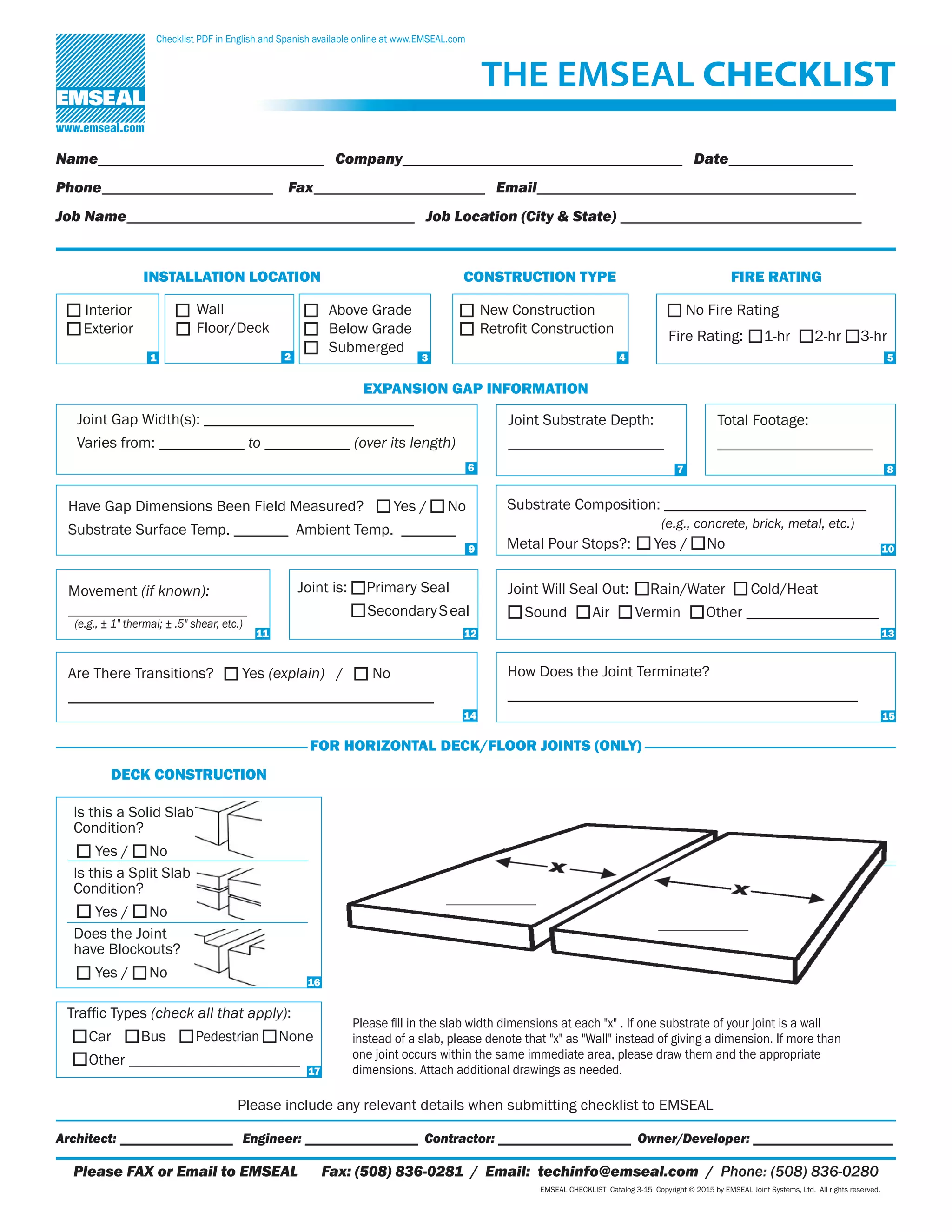 Emseal expansion joint and precompressed sealant catalog for ...