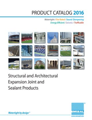 Emseal expansion joint and precompressed sealant catalog for ...