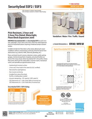 Emseal expansion joint and precompressed sealant catalog for ...