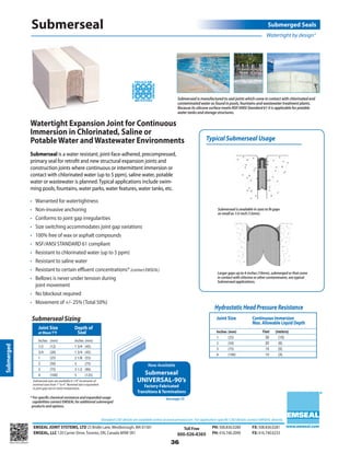 Emseal expansion joint and precompressed sealant catalog for ...