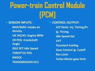 Engine Management System/ ECU | PPTX