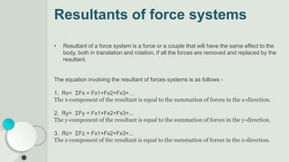 Basic concept of Engineering Mechanics | PPTX