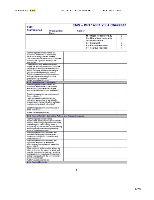 Ems example documents