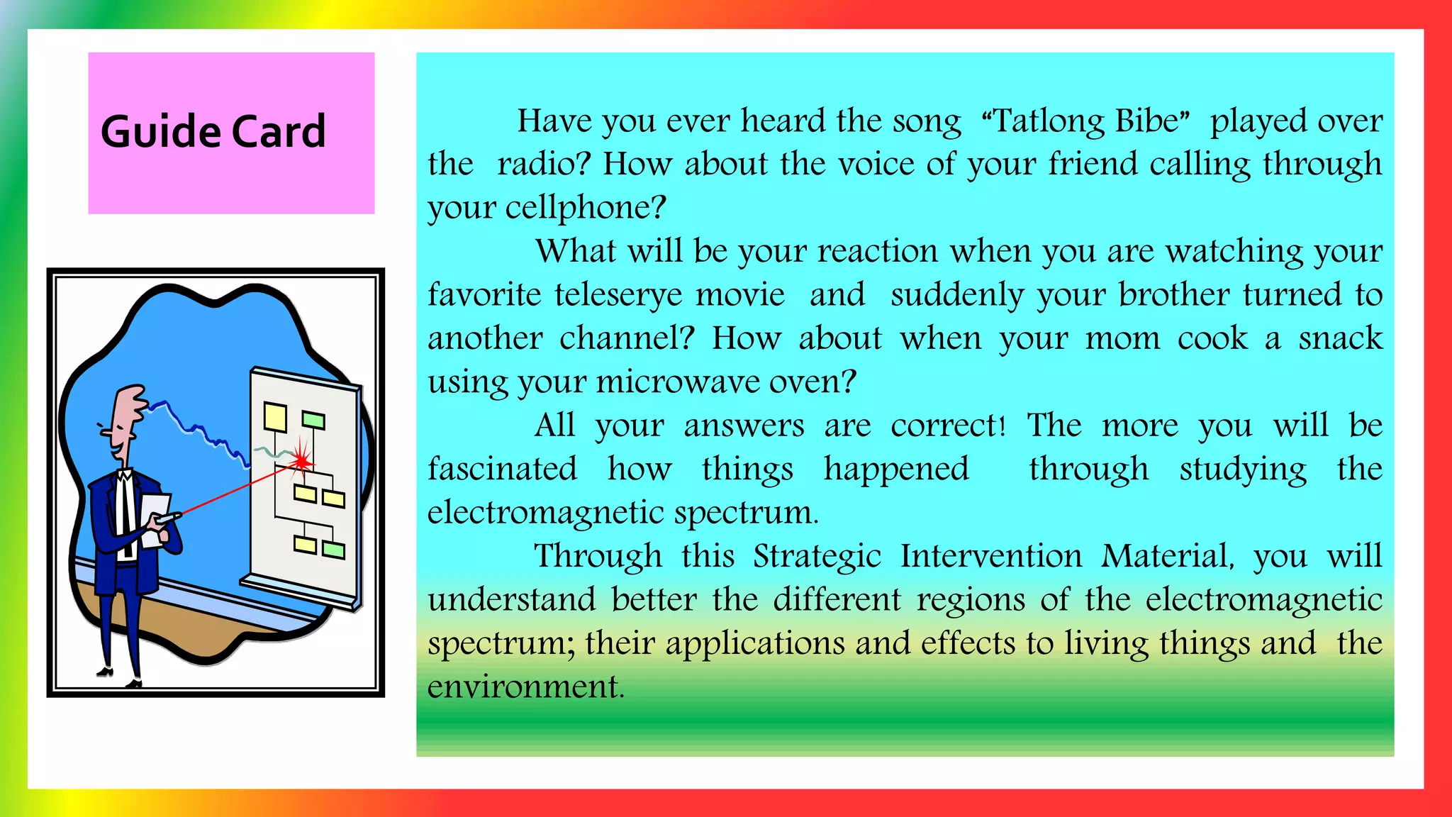 Electromagnetic Spectrum (#EM SPECTRUM) | PPTX