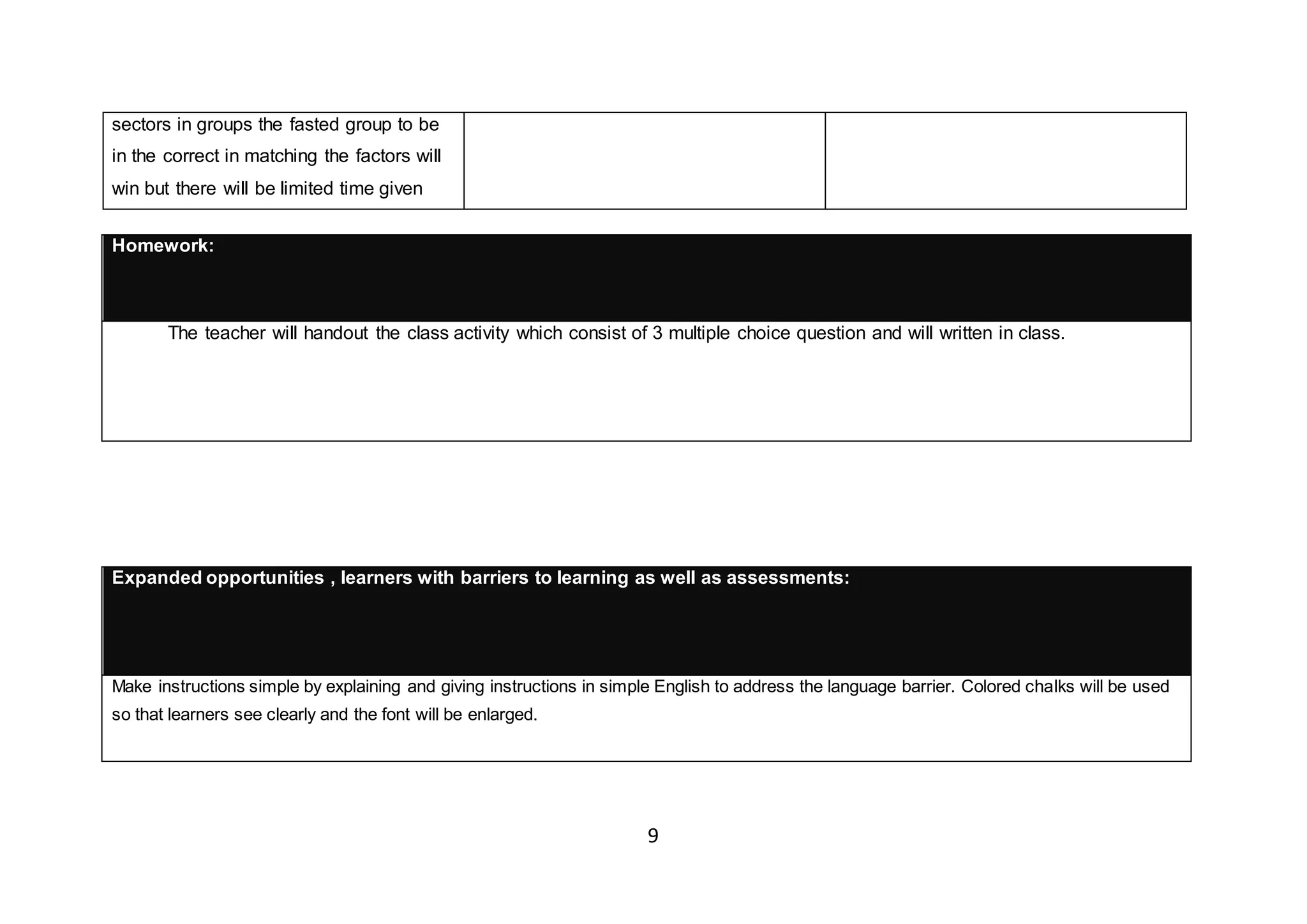 Ems lesson plan tuesday | DOCX