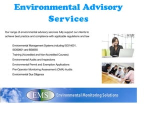 Environmental Monitoring Solutions | PDF | Environmental Services ...