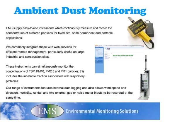 Environmental Monitoring Solutions | PDF | Environmental Services ...