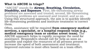 EMS NC II triage.pptxpppppppppppppppppppppppppp | PPTX