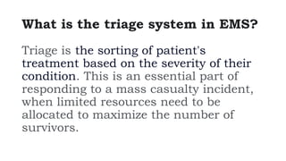 EMS NC II triage.pptxSAVELIVESMMMMMMMMMMM | PPT
