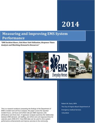Measuring and Improving EMS System Performance | PDF