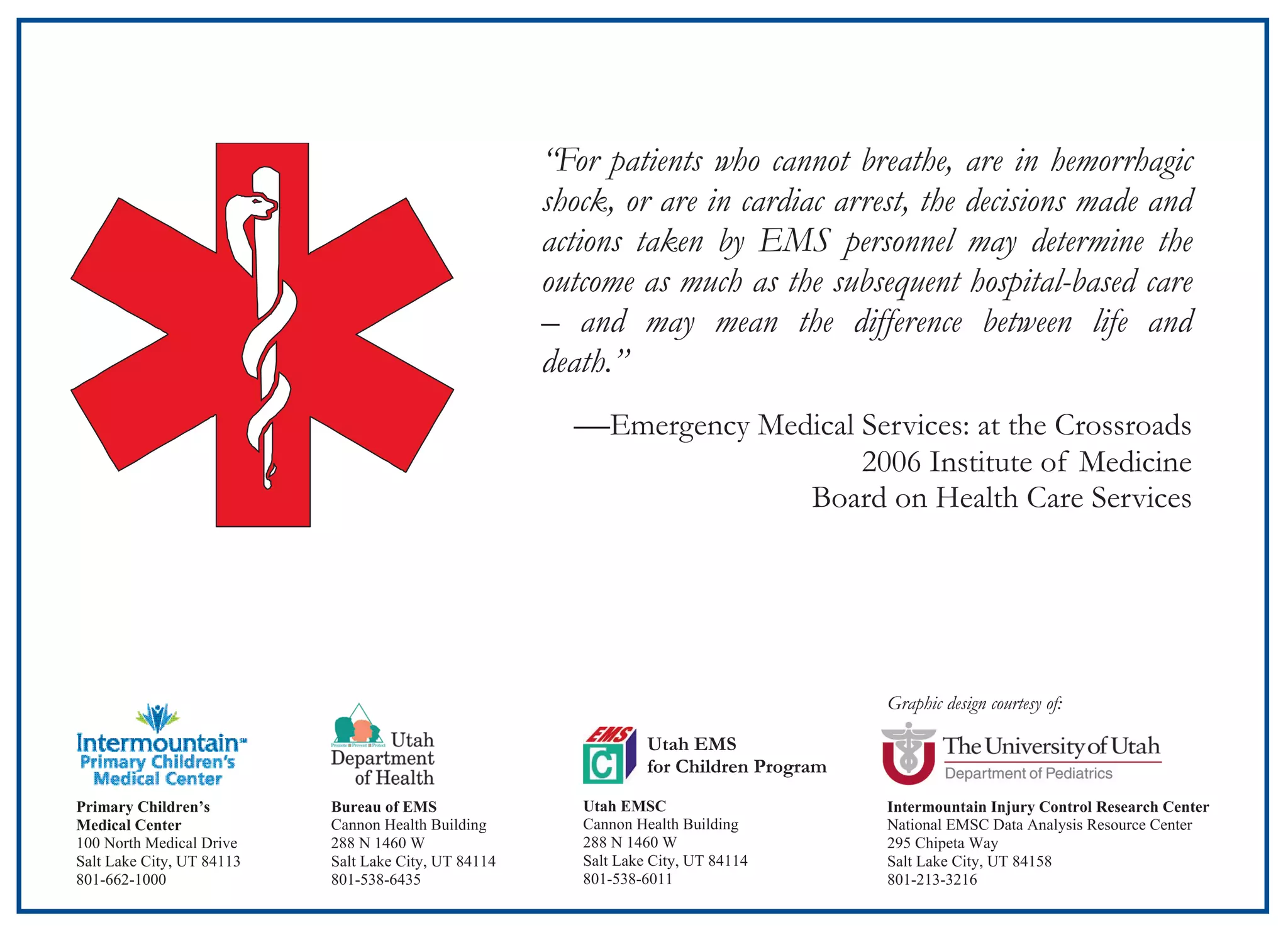 EMS Provider Quick Reference Guide | PDF