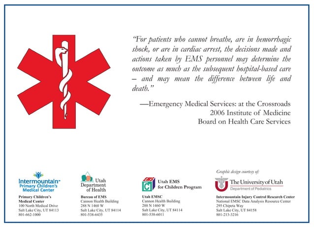 EMS Provider Quick Reference Guide | PDF | First Aid | Injuries