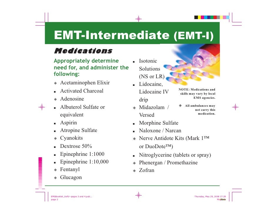 EMS Provider Quick Reference Guide