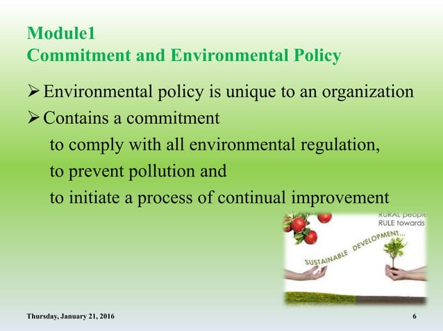 Modules of Environmental Management System | PPTX | Environmental ...