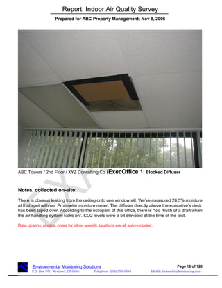 Sample Air Quality Report | PDF