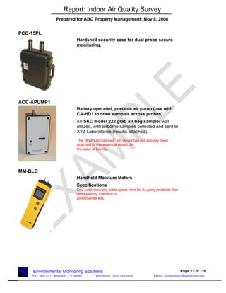 Sample Air Quality Report | PDF