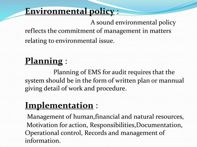 Ems standards | PPT