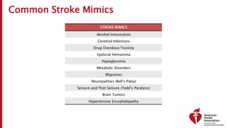 Emergency Management stroke protocol ppt | PPTX