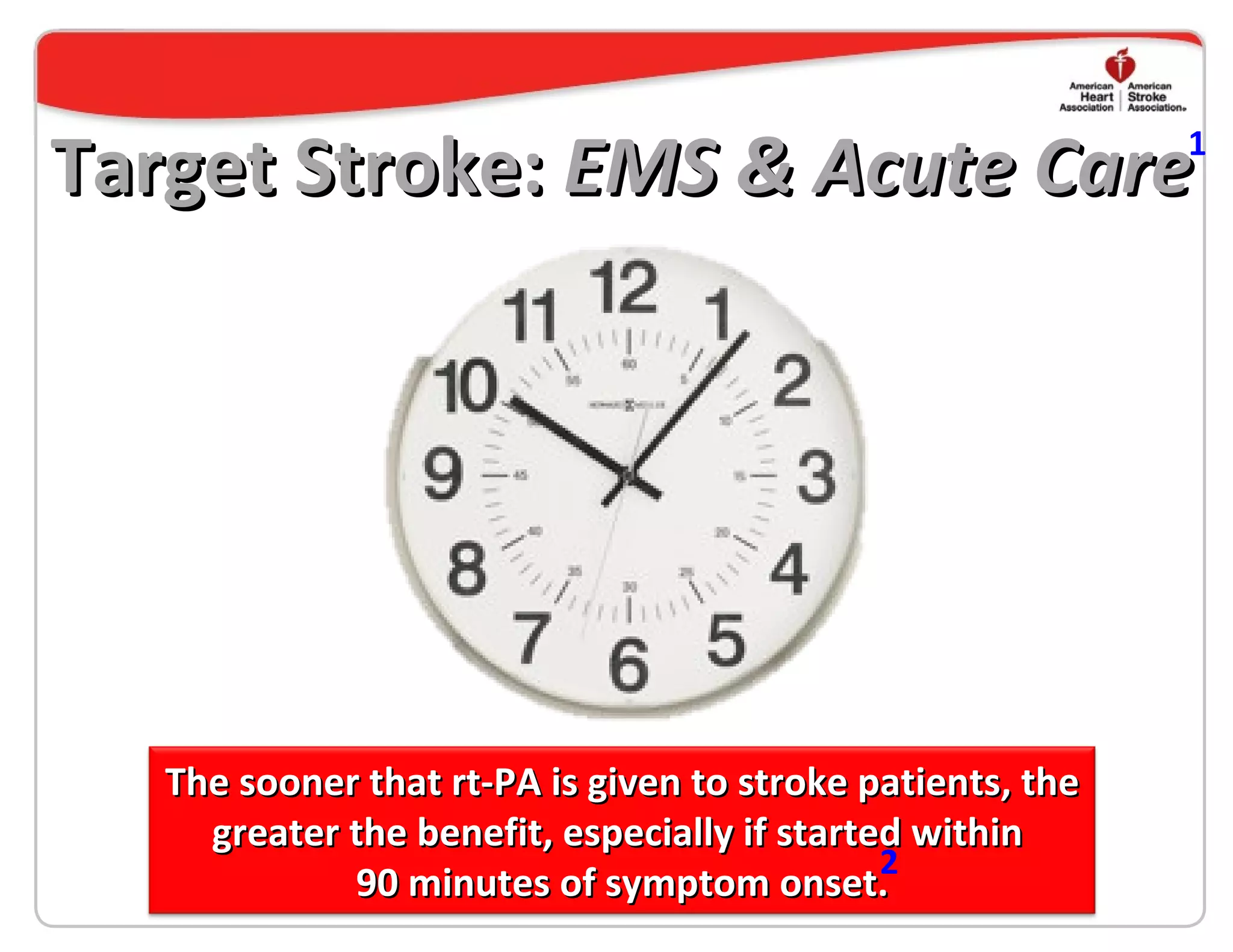EMS stroke systems of care in the US | PPT