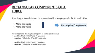 Statics of Particle (graphical and trigonometry method) | PPTX