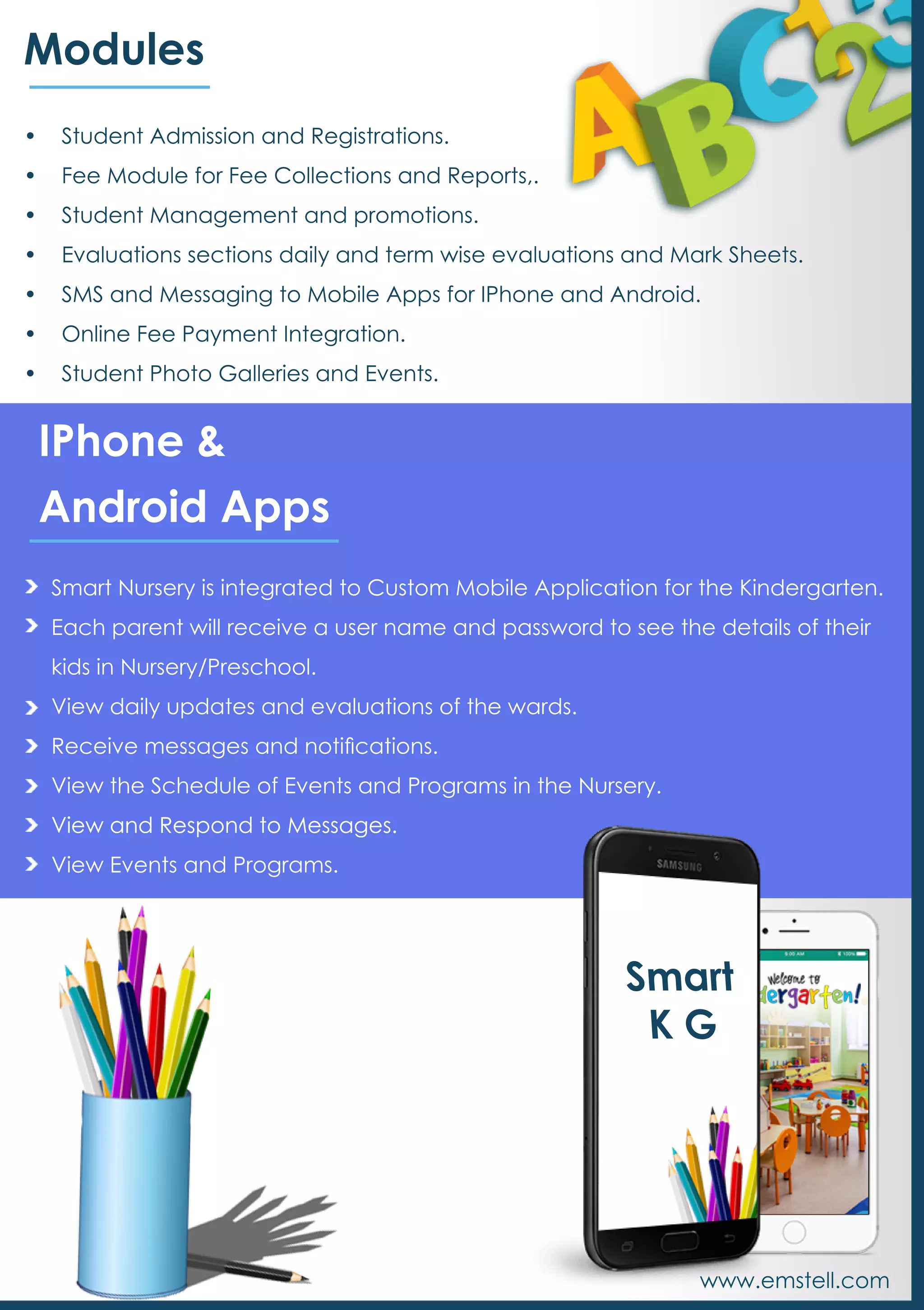 Smart KG: Kindergarten / Preschool Management System Software Kuwait | PDF