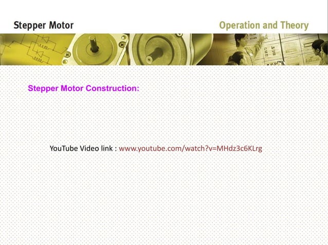 Stepper motor Presentation | PPTX