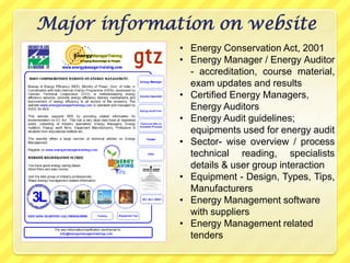 Energy Manager Training Website | PPT