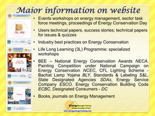 Energy Manager Training Website | PPT