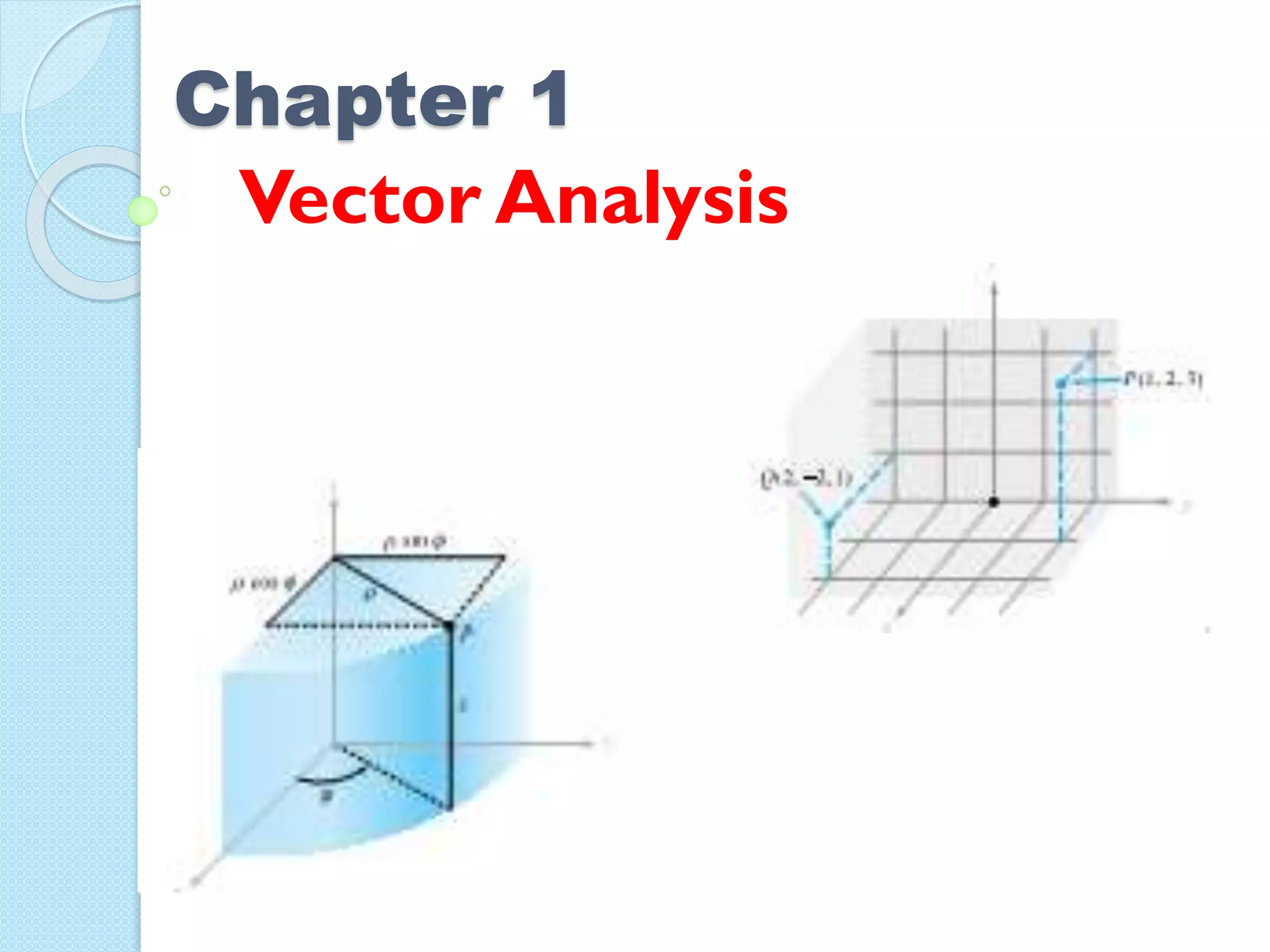 Electromagnetic theory Chapter 1 | PPTX