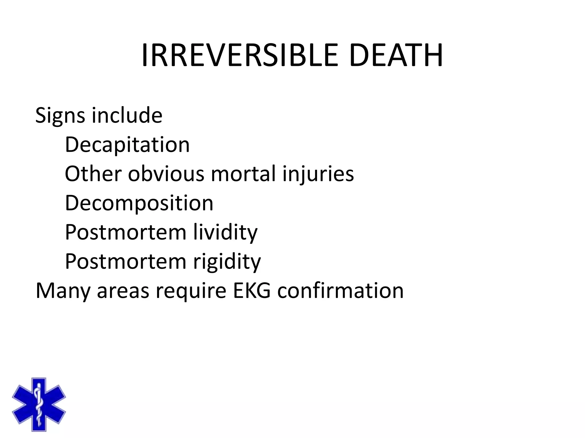 PREVIEW OF EMT/EMT SHOCK & RESUSCITATION POWERPOINT TRAINING ...