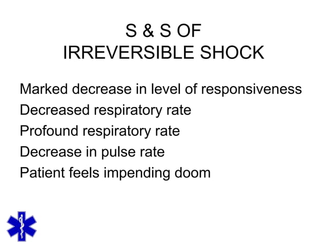 PREVIEW OF EMT/EMT SHOCK & RESUSCITATION POWERPOINT TRAINING ...