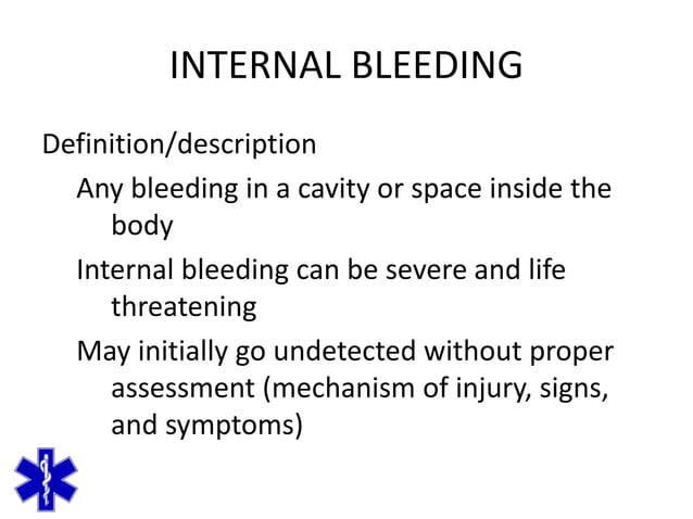 PREVIEW OF EMT/EMR BLEEDING POWERPOINT TRAINING PRESENTATION | PPT ...