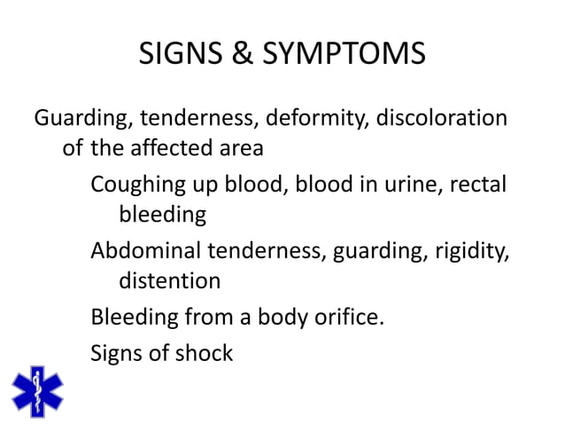 PREVIEW OF EMT/EMR BLEEDING POWERPOINT TRAINING PRESENTATION | PPT