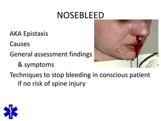 PREVIEW OF EMT/EMR BLEEDING POWERPOINT TRAINING PRESENTATION | PPTX