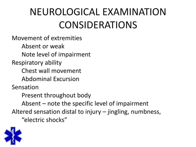 PREVIEW OF EMT/EMT NERVOUS SYSTEM TRAUMA POWERPOINT TRAINING ...