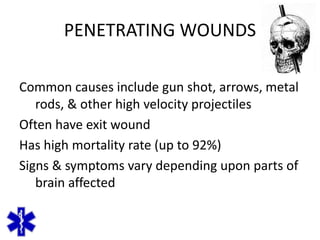 PREVIEW OF EMT/EMT NERVOUS SYSTEM TRAUMA POWERPOINT TRAINING ...