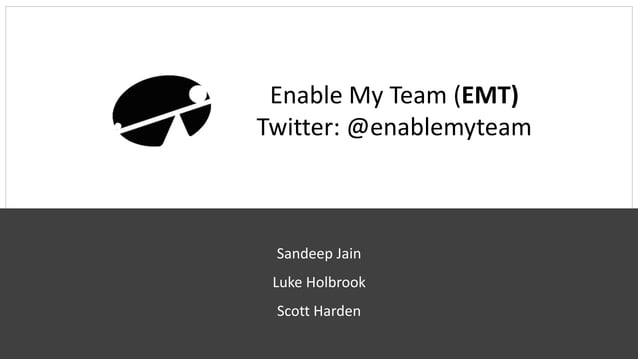 CD Autumn 2017 - Enable My Team Presentation | PPTX | 3-D Graphics ...