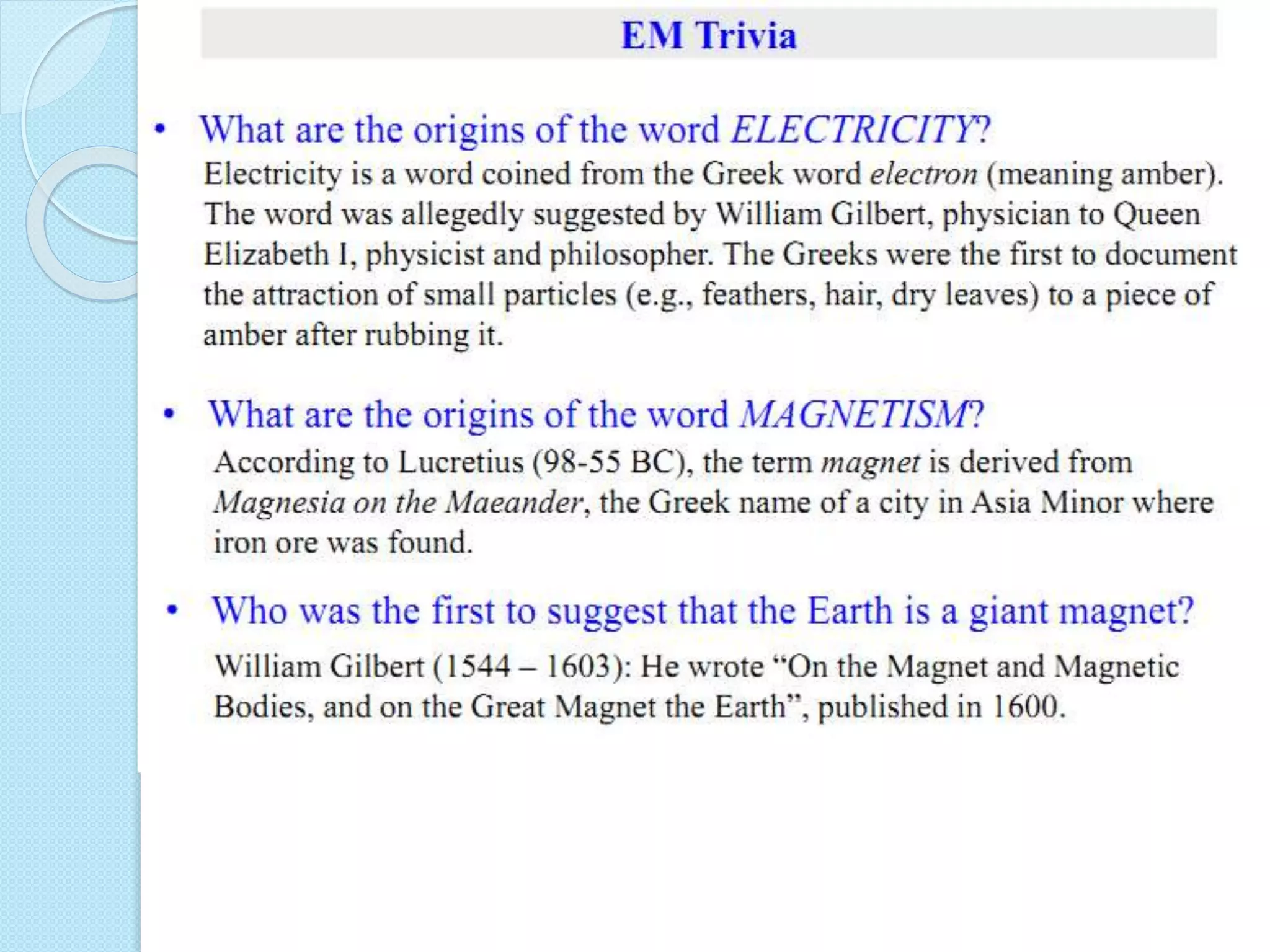 Electromagnetic theory EMT lecture 1 | PPTX