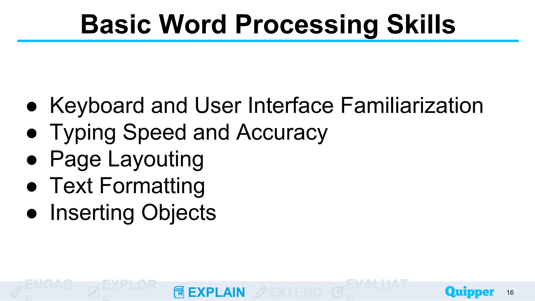 GETTING TO KNOW WORD PROCESSING - EMP.TECH