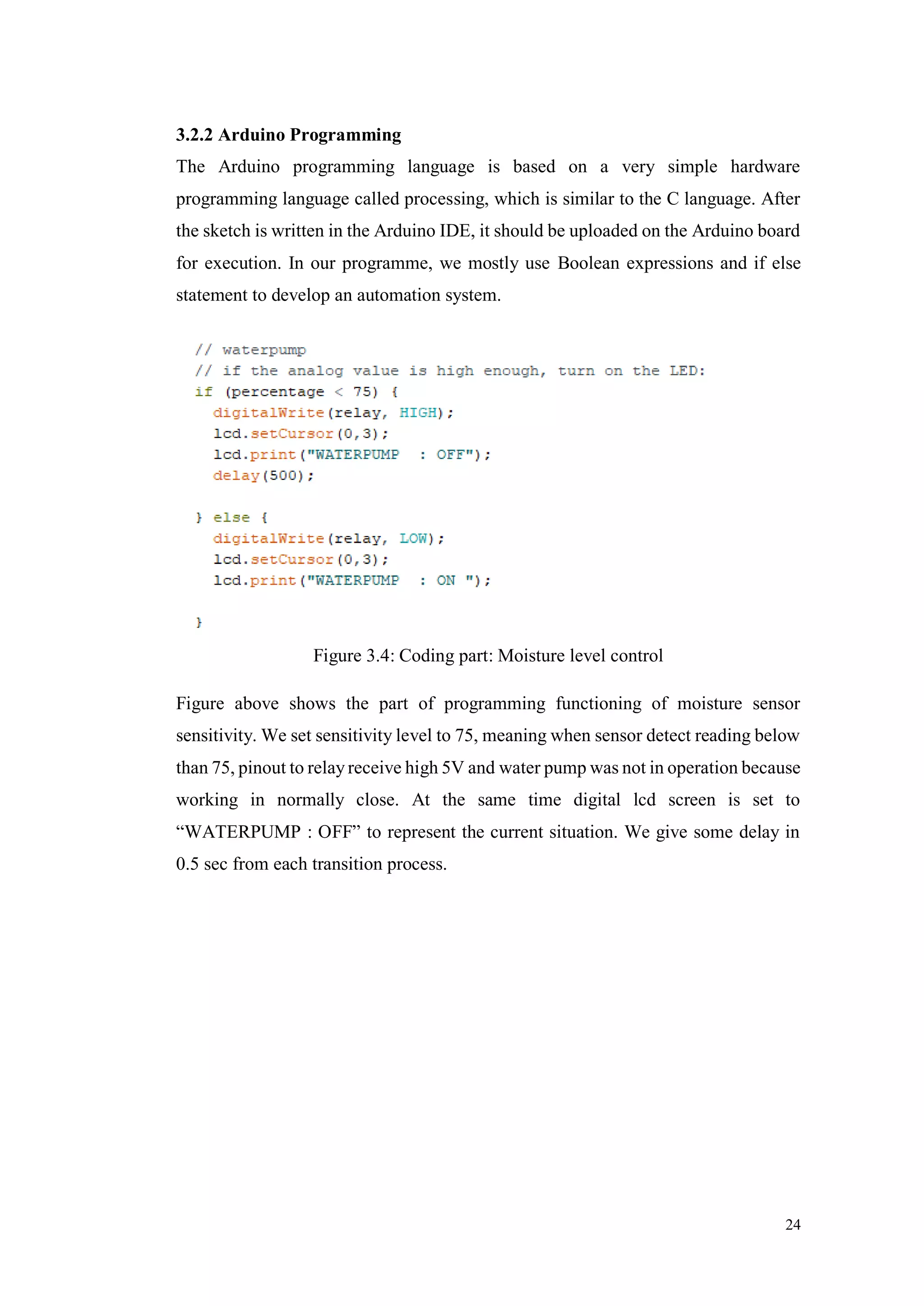 FINAL PROJECT REPORT IOT BASED AUTOMATED IRRIGATION SYSTEM | PDF