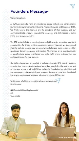 Looking for the Best BFSI Training & Placement in Indore? Here's Your ...