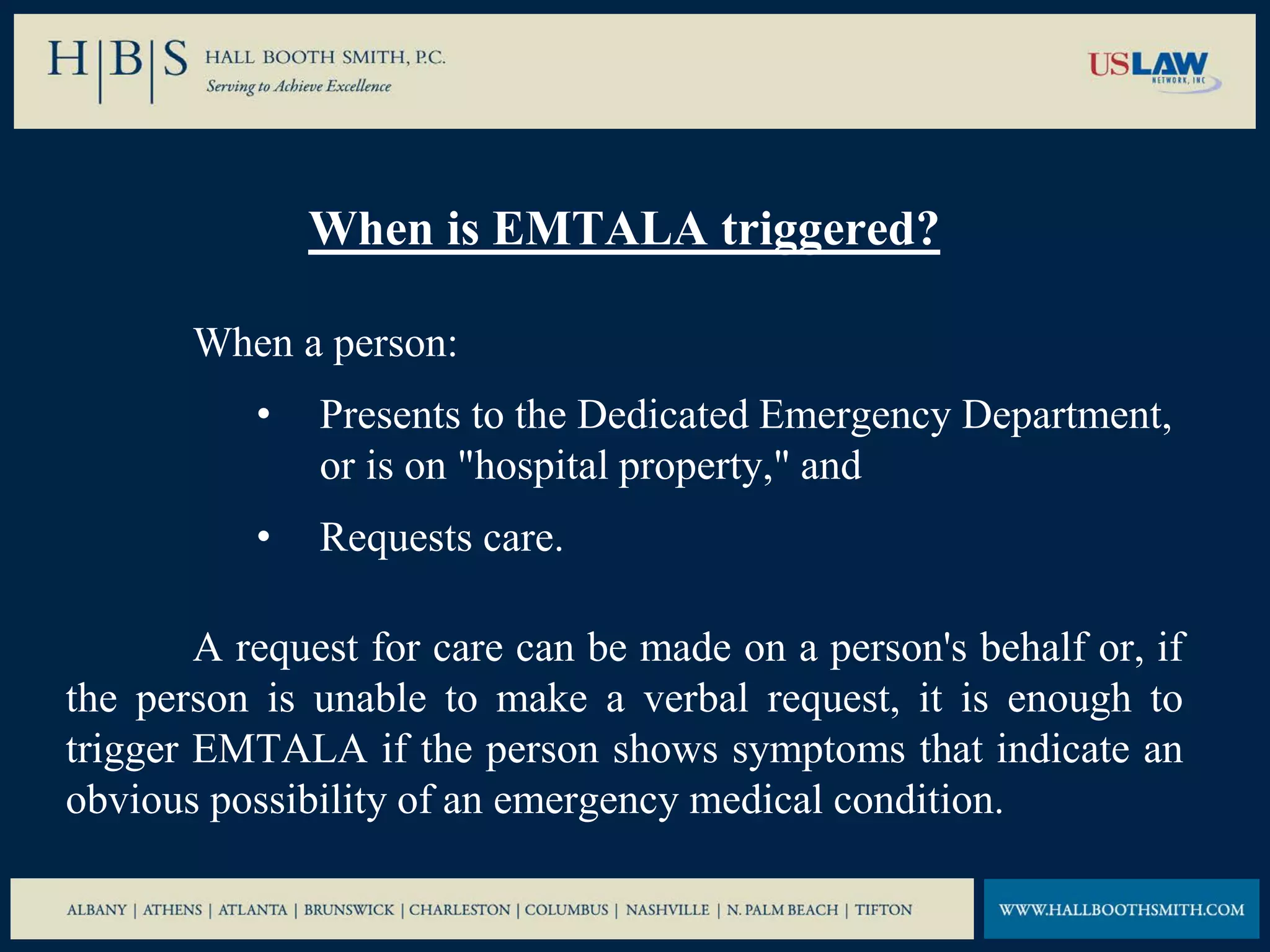EMTALA Training | PDF